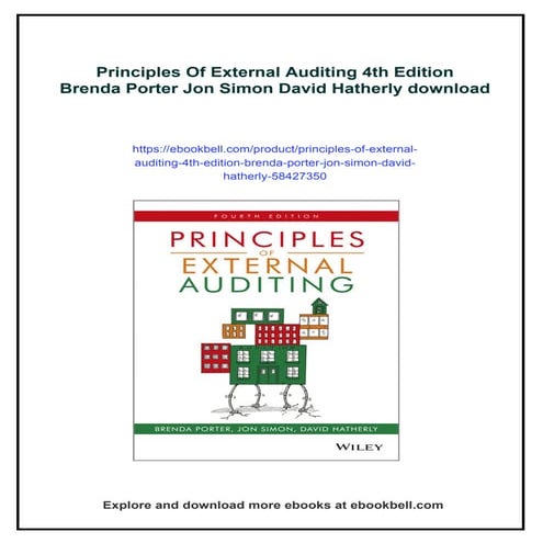Principles of-external-auditing | PDF
