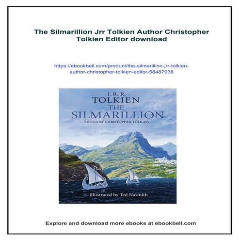 The Silmarillion Jrr Tolkien Author Christopher Tolkien Editor | PDF