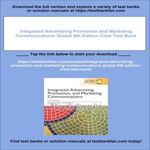 Integrated Advertising Promotion and Marketing Communications Global ...