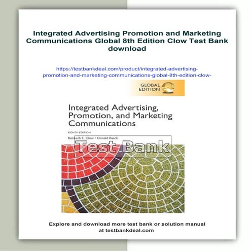 Integrated Advertising Promotion and Marketing Communications Global ...