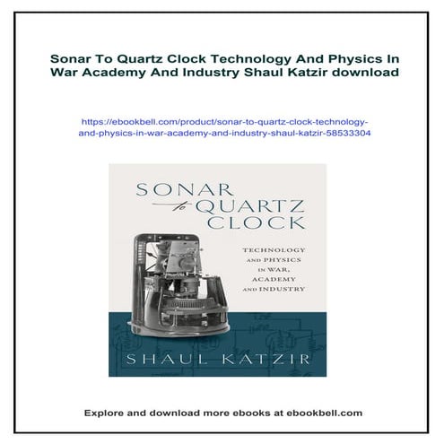 Sonar To Quartz Clock Technology And Physics In War Academy And ...