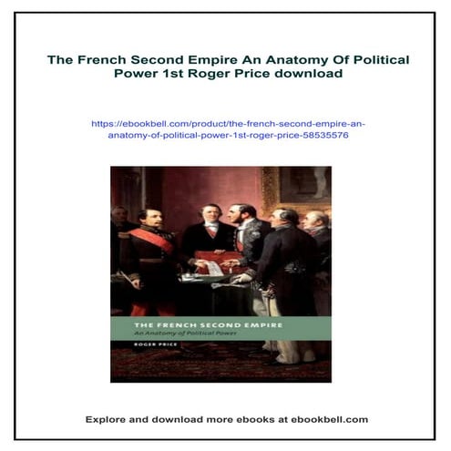 The French Second Empire An Anatomy Of Political Power 1st Roger Price ...