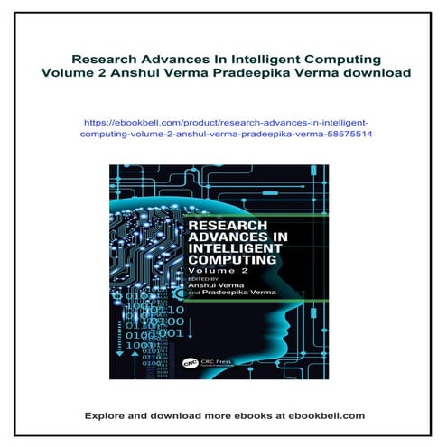 Research Advances In Intelligent Computing Volume 2 Anshul Verma Pradeepika Verma | PDF