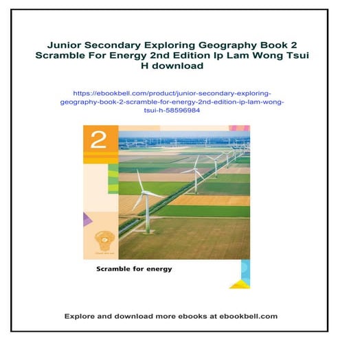 Junior Secondary Exploring Geography Book 2 Scramble For Energy 2nd ...