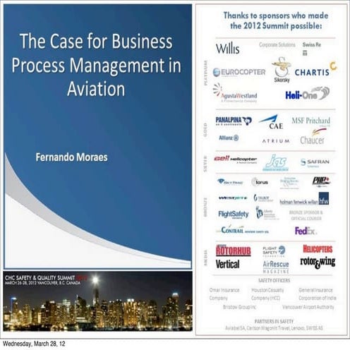 The Case for Business Process Management in Aviation | PDF
