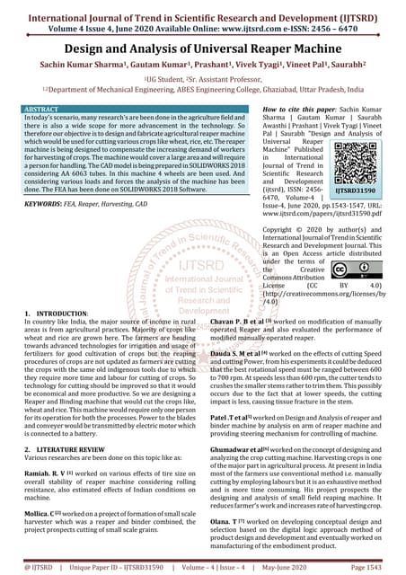 Reaper types components and work principles | PPTX | Gardening | Home ...