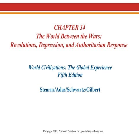 The World Between The Wars | PPT
