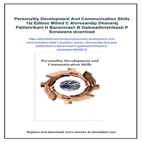 Personality Development And Communication Skills 1st Edition Milind C ...