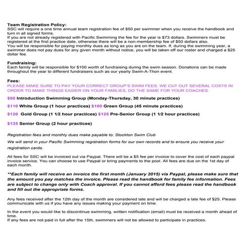 Fees and Membership | PDF