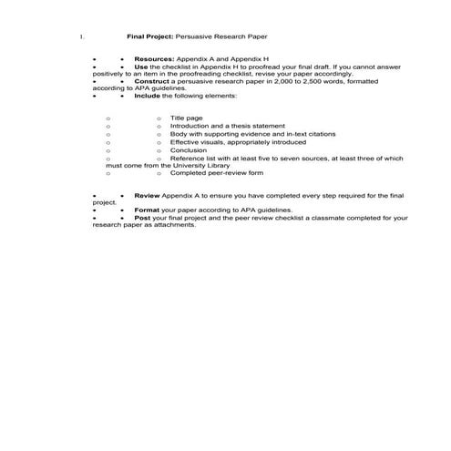 Persuasive Research Paper | PDF