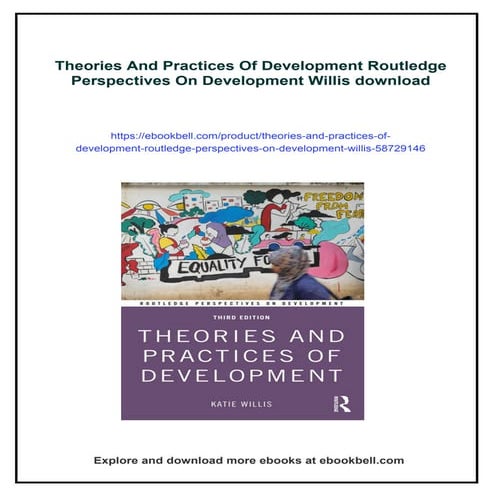 Theories And Practices Of Development Routledge Perspectives On ...