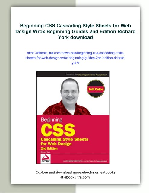 Beginning CSS Cascading Style Sheets for Web Design Wrox Beginning ... Beginning CSS Cascading Style Sheets for Web Design Wrox Beginning ...