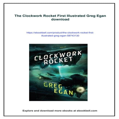 The Clockwork Rocket First Illustrated Greg Egan | PDF
