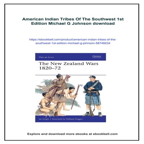 American Indian Tribes Of The Southwest 1st Edition Michael G Johnson | PDF