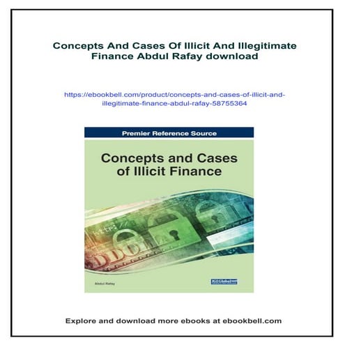 Concepts And Cases Of Illicit And Illegitimate Finance Abdul Rafay | PDF
