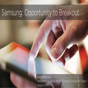Samsung Presentation 2013 | PPT