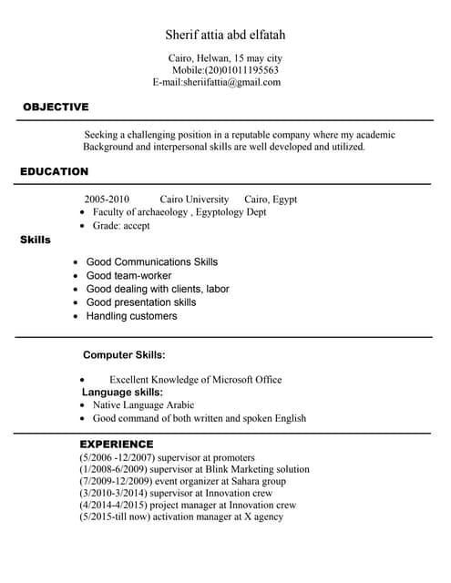 Hadeer CV (Logistics) | DOC