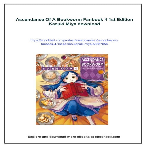 Ascendance Of A Bookworm Fanbook 4 1st Edition Kazuki Miya | PDF