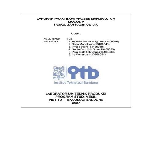 29448284 laporan-uji-pasircetak-prosman | PDF