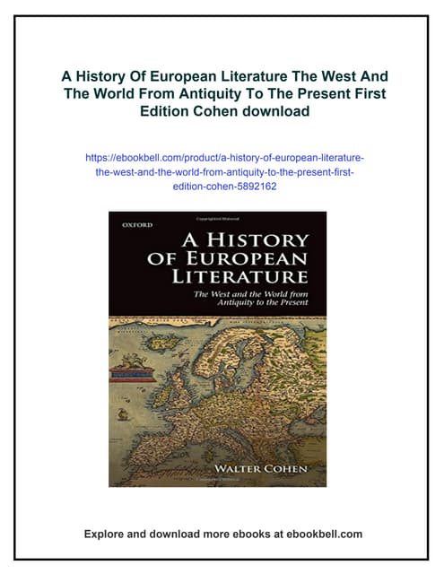 EUROPEAN LITERATURE | PPTX