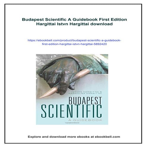 Budapest Scientific A Guidebook First Edition Hargittai Istvn Hargittai ...