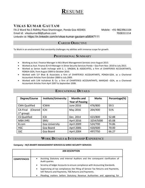 Kuldeep Resume 2 | PDF