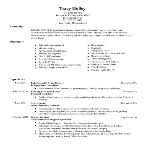 Tracy Holley Resume 1 (5) | DOCX