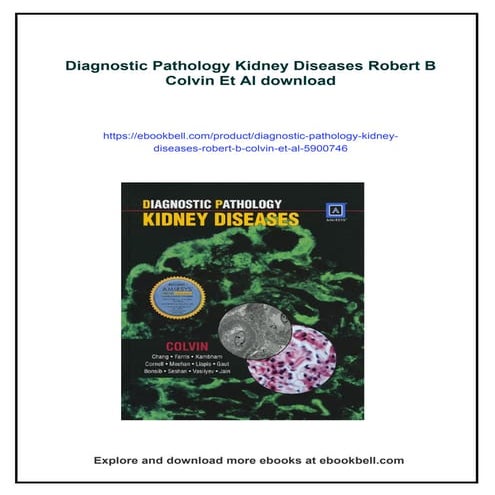 Diagnostic Pathology Kidney Diseases Robert B Colvin Et Al | PDF