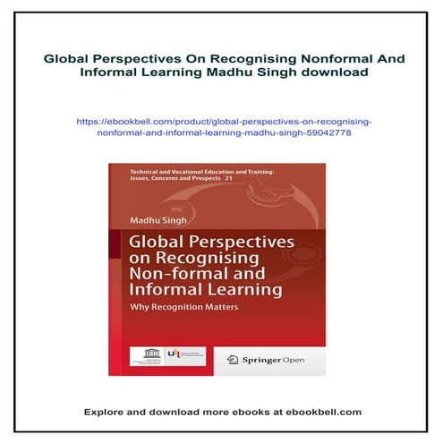 Global Perspectives On Recognising Nonformal And Informal Learning ...