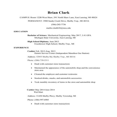 Bill braun resume | PDF