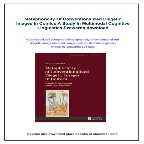 Metaphoricity Of Conventionalized Diegetic Images In Comics A Study In ...