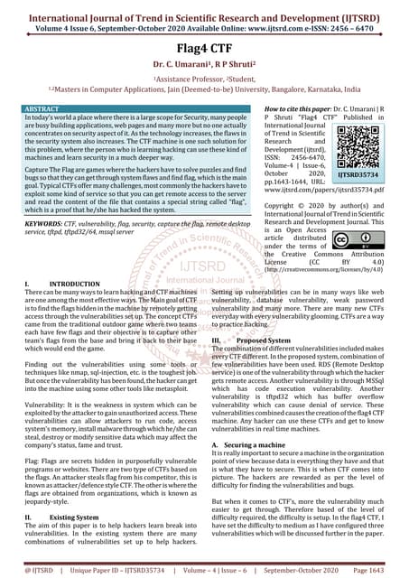 Winter Hacks CTF.pptx | Information and Network Security | Computing