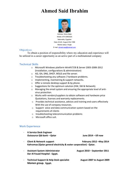 HossamTosson CV | PDF