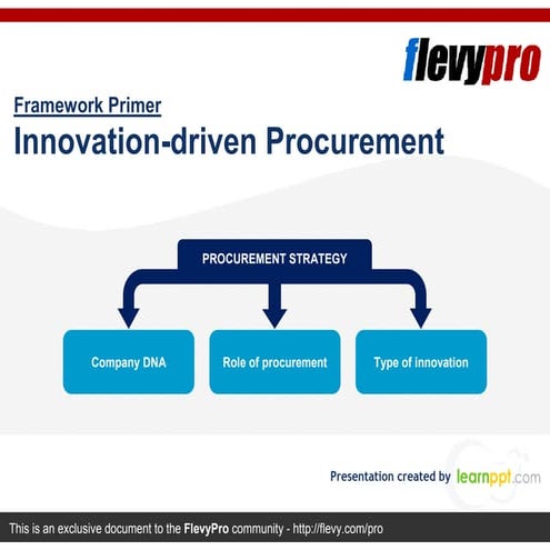 TOP FLEVY AUTHOR [?] Innovation-driven Procurement | PDF