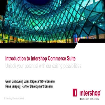 Short Introduction to Intershop | PPT