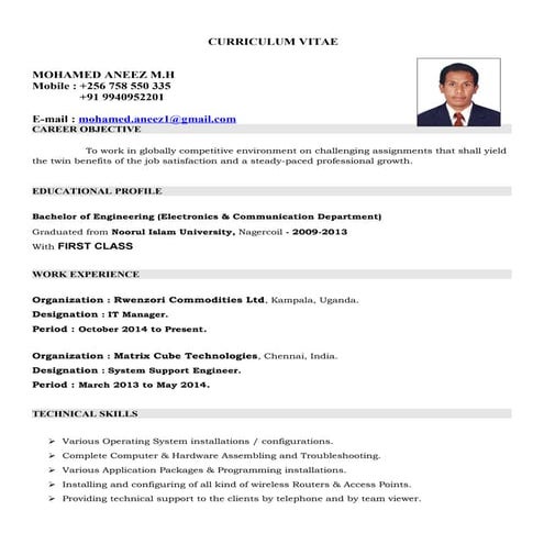 ANEEZ RESUME | DOC