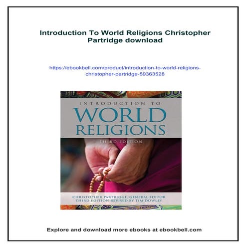 Introduction To World Religions Christopher Partridge | PDF