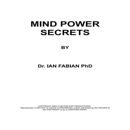 mind-power-secrets | PDF