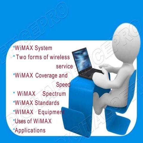 wimax tech. in mobile computing technology | PPT