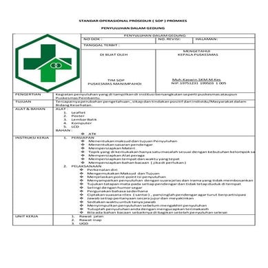 SOP 6 SPM di Posyandu dan alur pelayanannya | PDF