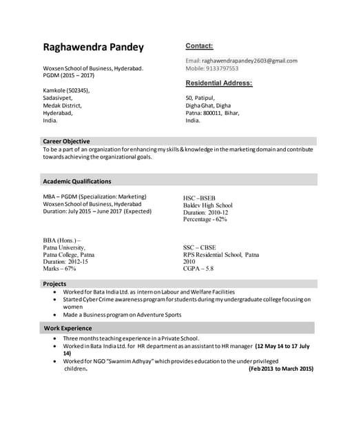 Resume_1 | PDF