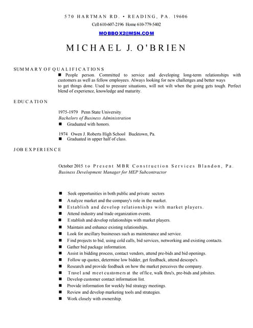 georgia's resume current | PDF