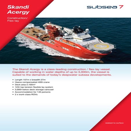 Skandi Acergy | PDF | Auto Type | Automotive