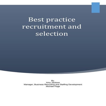 Best-practice-recruitment-and-selection-a-tool-kit | PDF