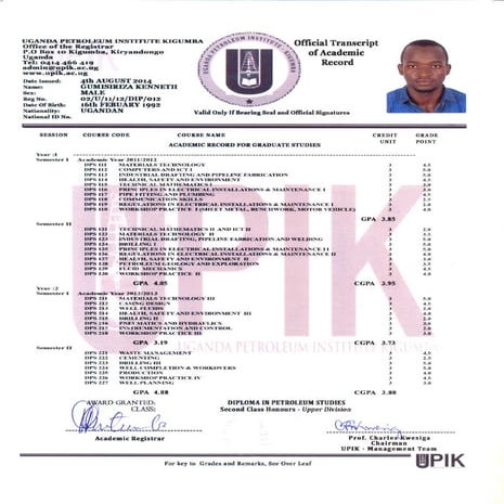 UPIK transcript | PDF