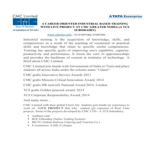 standard posting cmc greater noida (1) | PDF