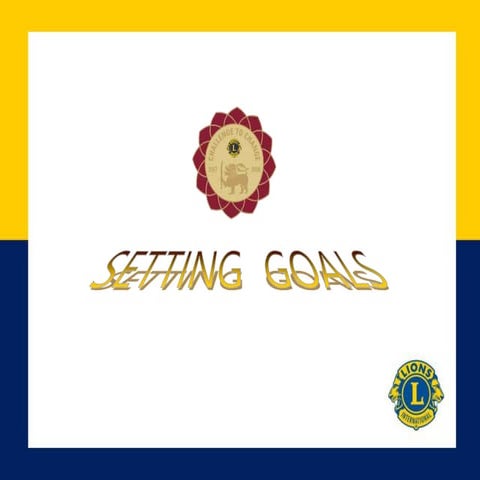Setting Goals | PPTX