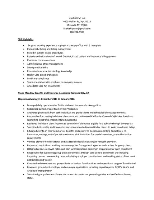 Document lisa resume1 (1) | PDF