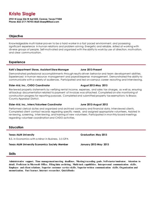 Property Manager. Resume | PDF