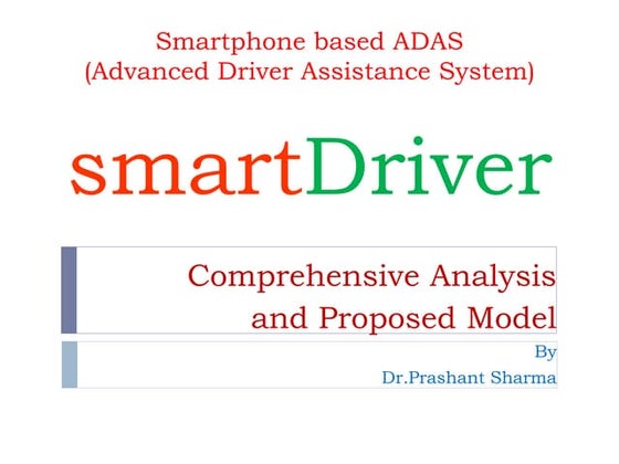 Seminar on Advanced Driver Assistance Systems (ADAS).pptx | Auto Safety ...
